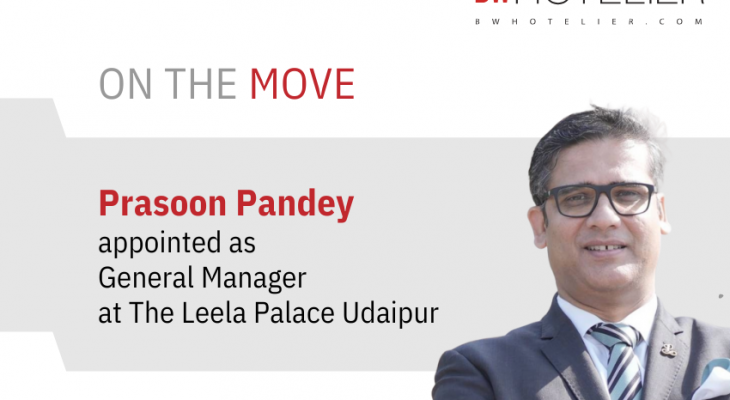 The Leela Palace Udaipur appoints Prasoon Pandey as General Manager - BW Hotelier